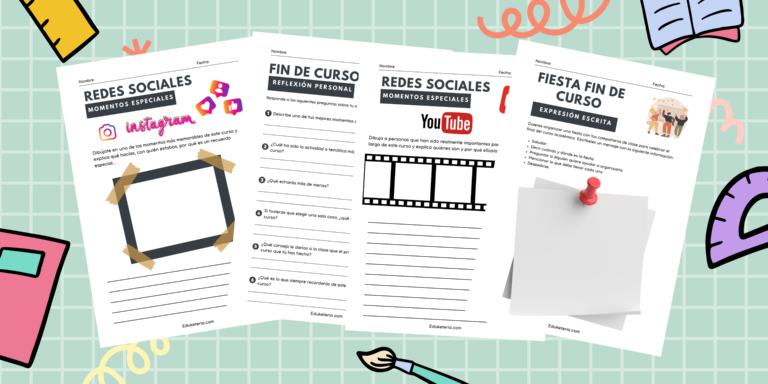 Juegos y material descargable para finalizar el curso - Eduketería